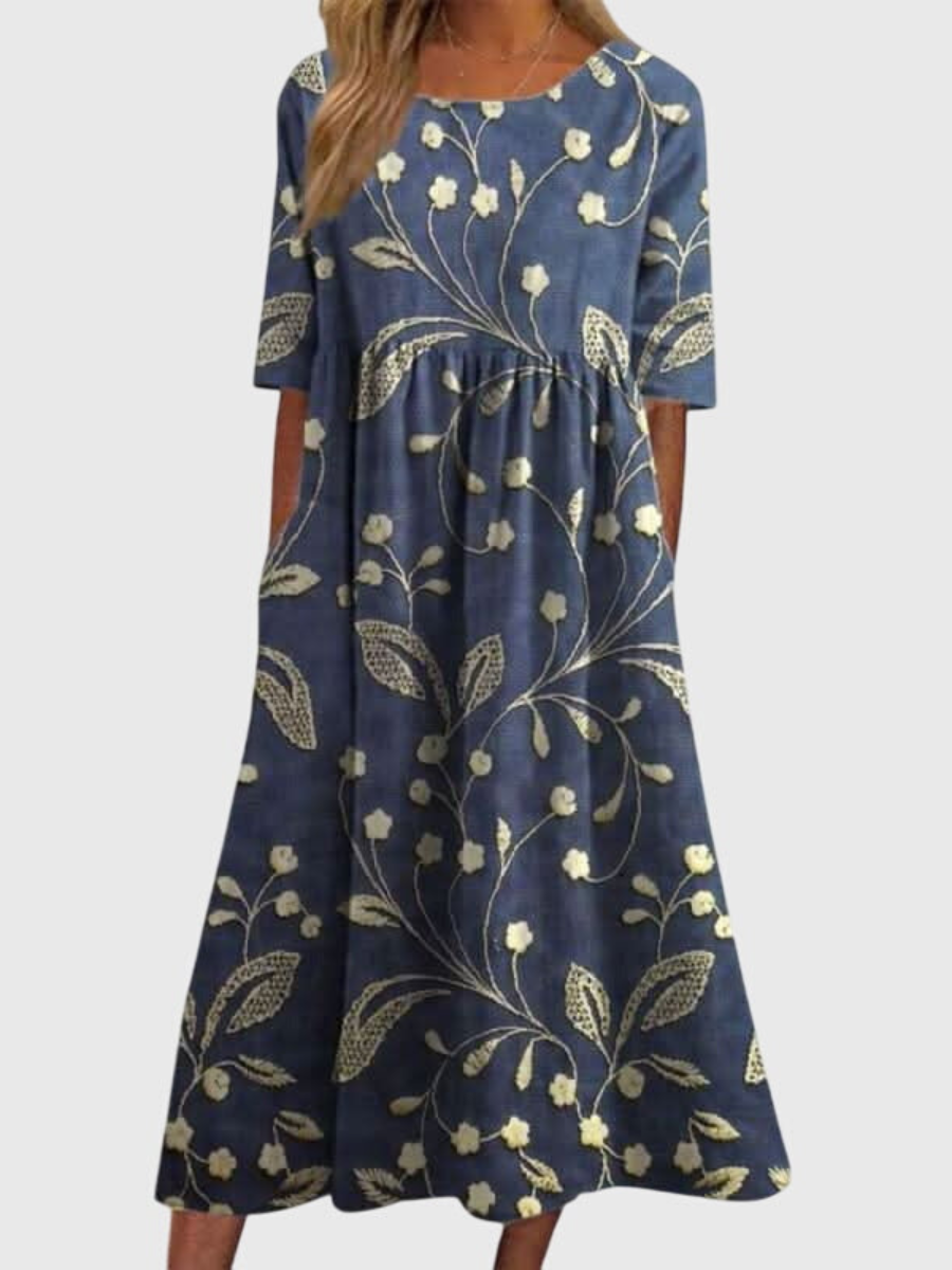 Djala | Flattering Wrap Midi Dress – Chloe Boutique